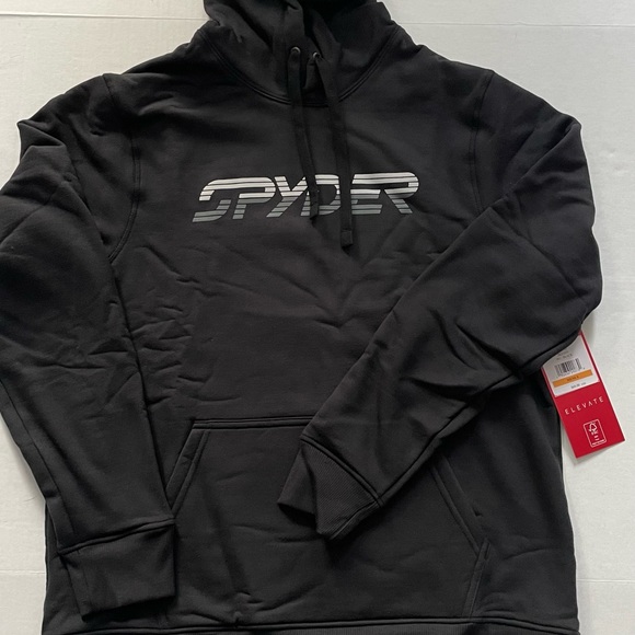 Spyder | Shirts | Rare Spyder Unisexhoodie Wlogofront Kangaroo ...